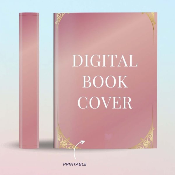 Printable Gilded Book Covers - Etsy