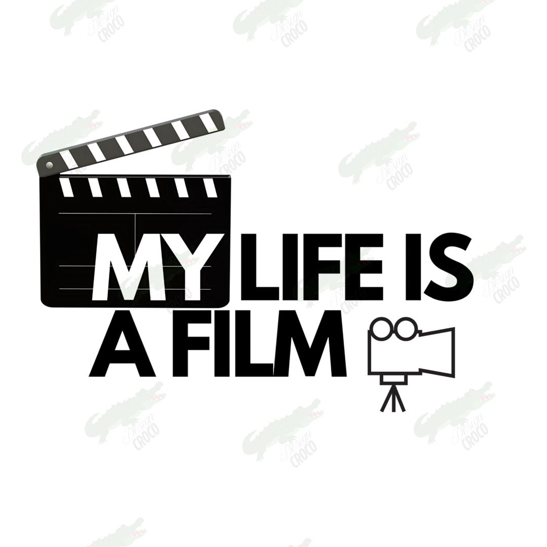 My Life is a Movie Written Cinema Png File Without Background - Etsy