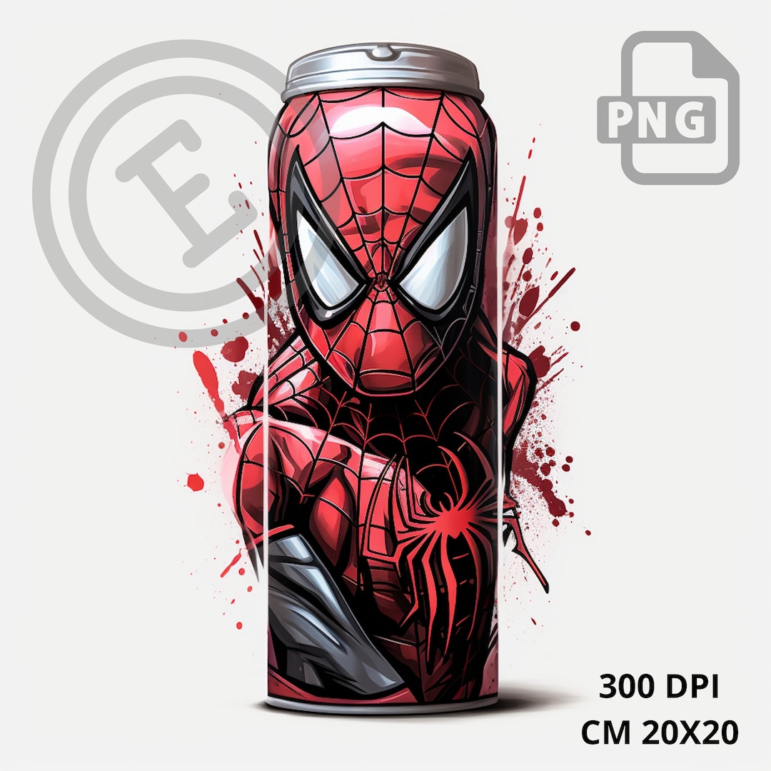 Exploded Can of Spiderman Painting - Etsy