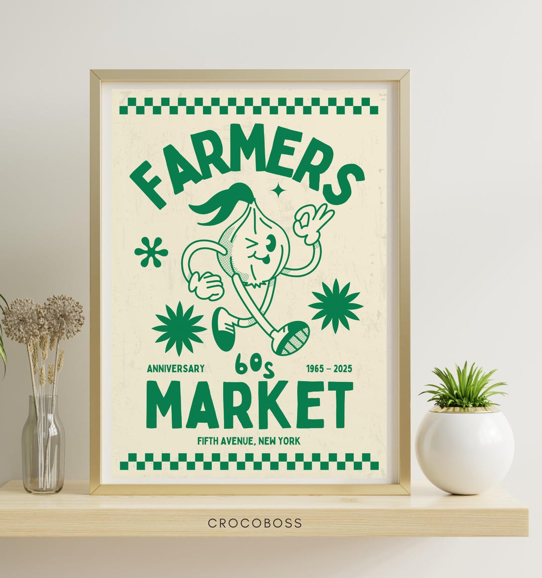 Vintage Farmer Market Poster, 2 Png Files - Etsy