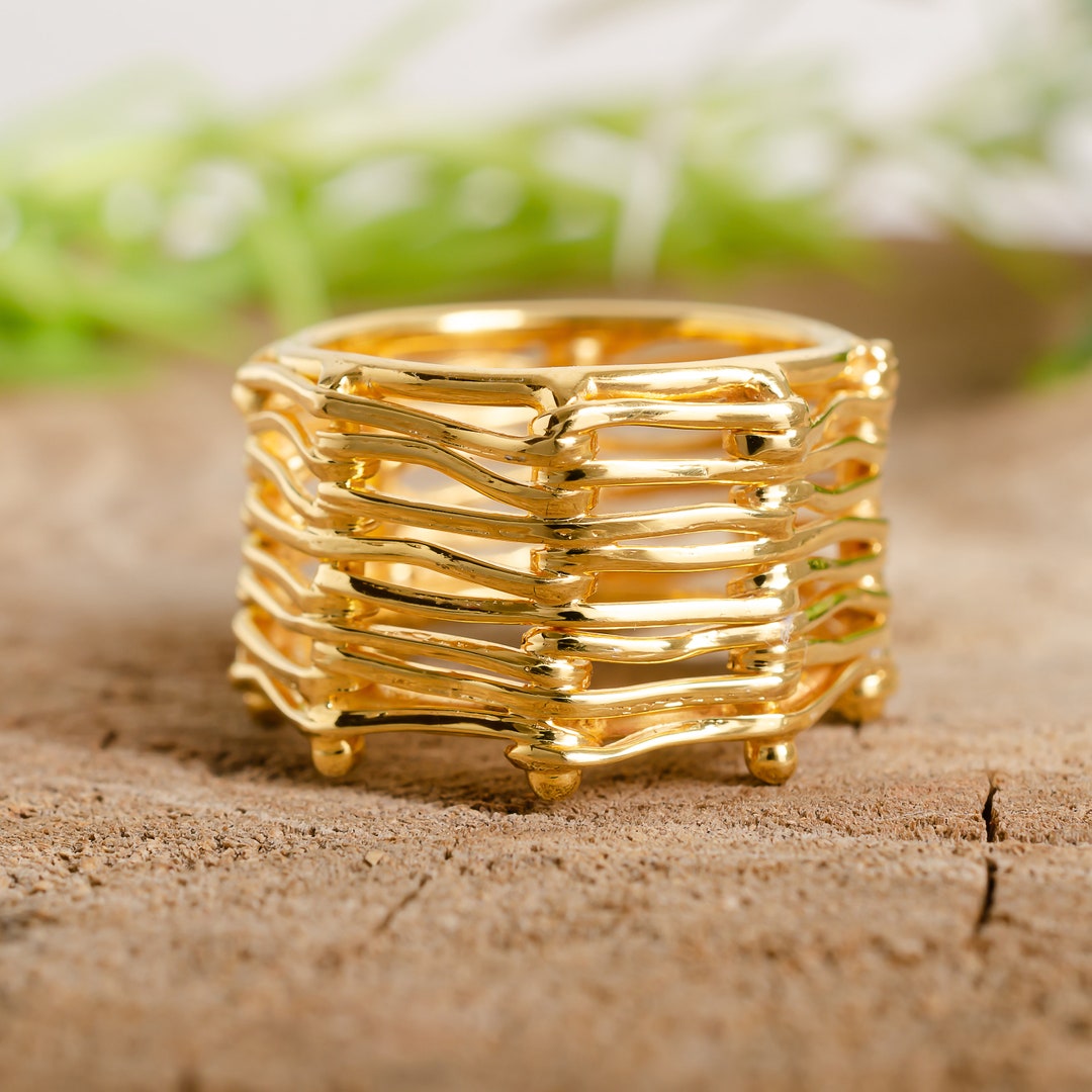 Wrap Ring | Multiple Row Ring | Wraparound Stackable Ring | Multi ...