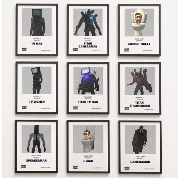 Skibidi Posters - Etsy UK