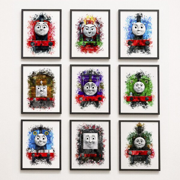 Thomas the Tank Engine Poster - Etsy UK