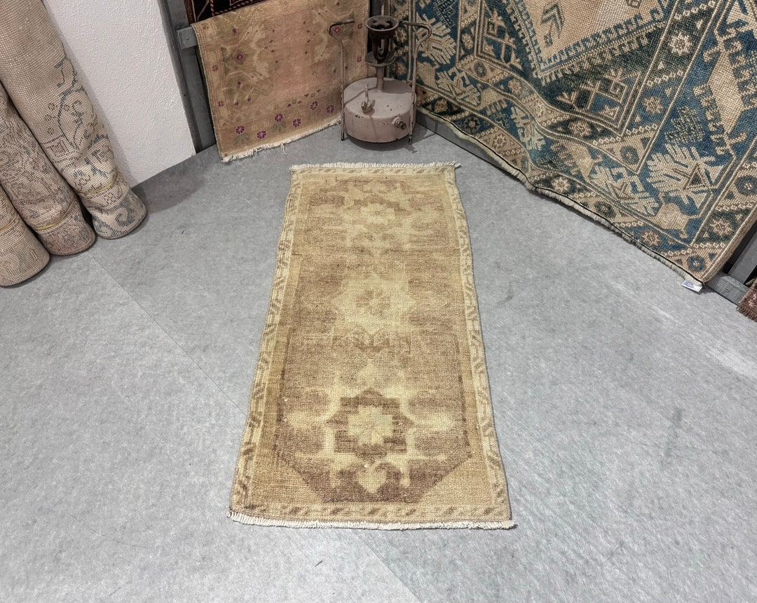 2x4 Rug, Vintage Rug, Faded Rug, Nomadic Rug, Turkish Rug, Small Rug ...