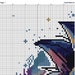 KAGU, Cross Stitch Pattern, Cartoon, Rainbow Colors, Modern Cross ...