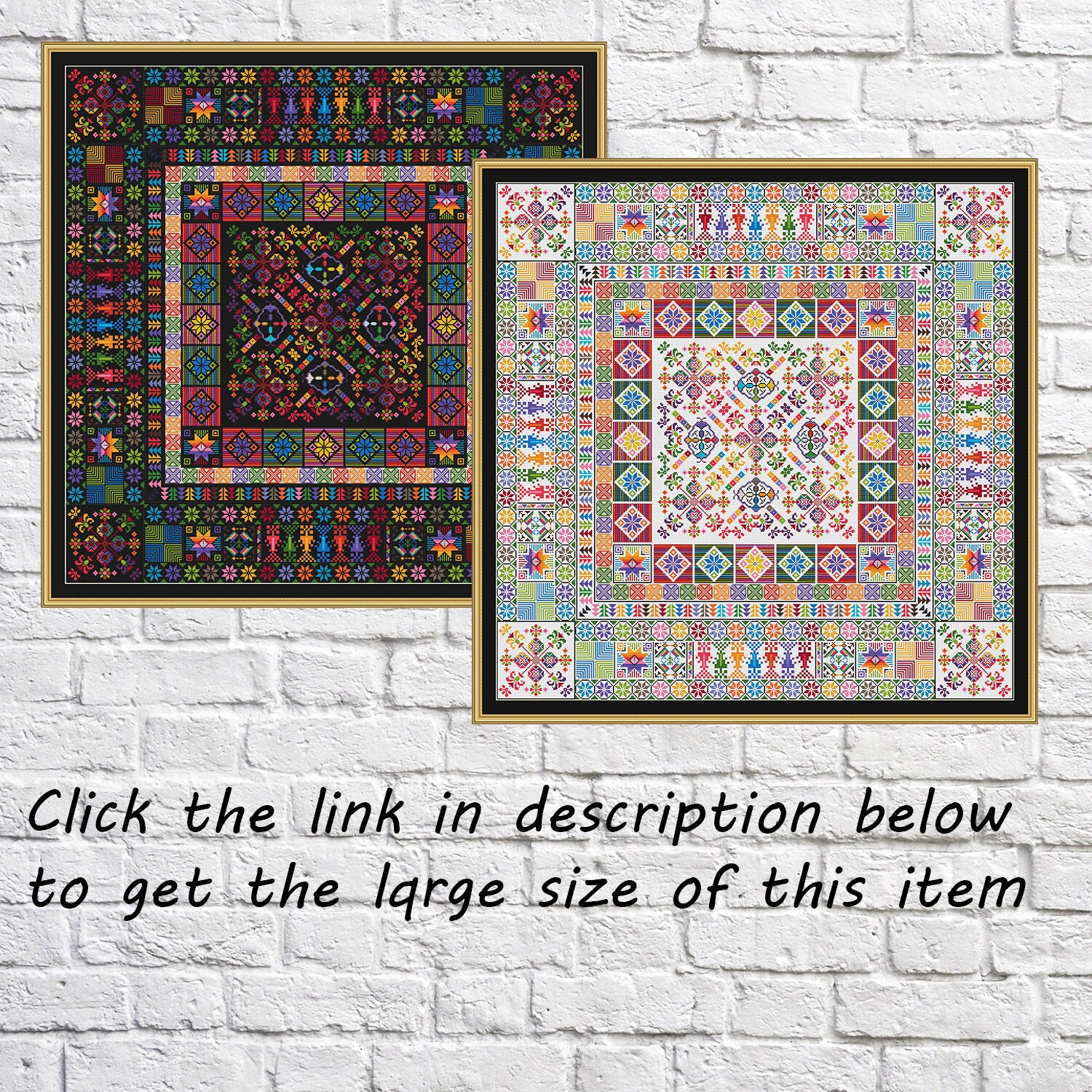 Patchwork, Cross Stitch Pattern, Geometric Design, Sampler, Rainbow ...