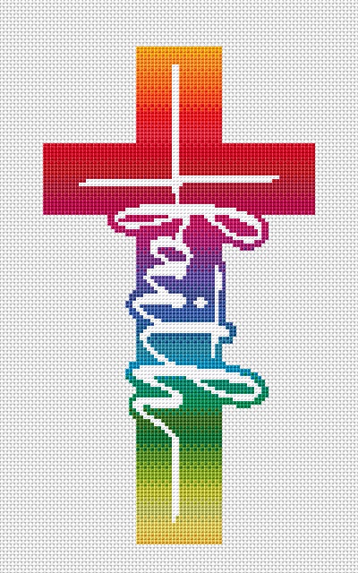 Faith Cross Stitch Pattern, Jesus Cross , Christian, Proverb & Citation ...