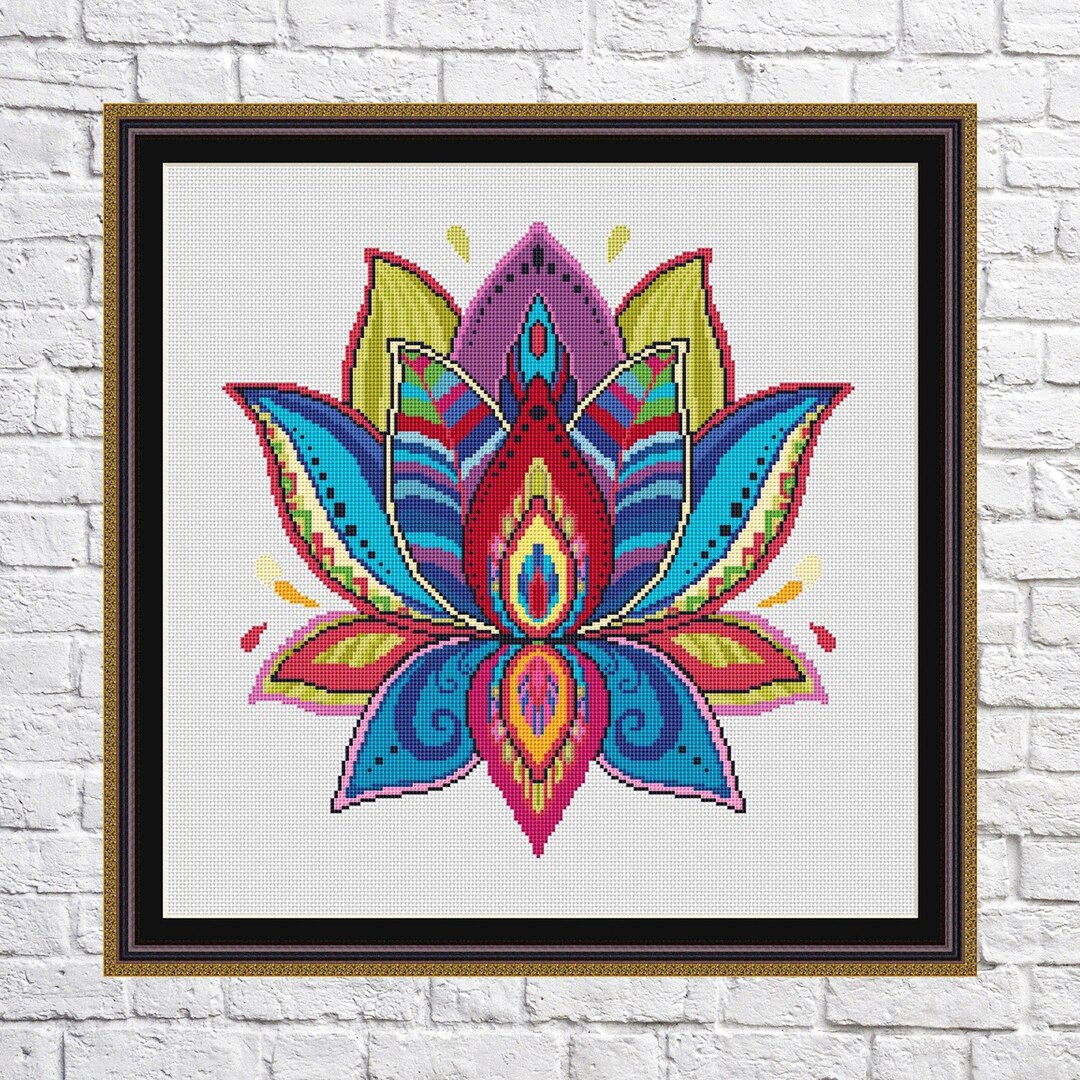 Mandala Cross Stitch Pattern, Quill Design,modern Cross Stitch, PDF ...