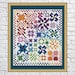 Patchwork, Cross Stitch Pattern, Geometric Design, Sampler, Rainbow Colors, Modern Cross Stitch ...