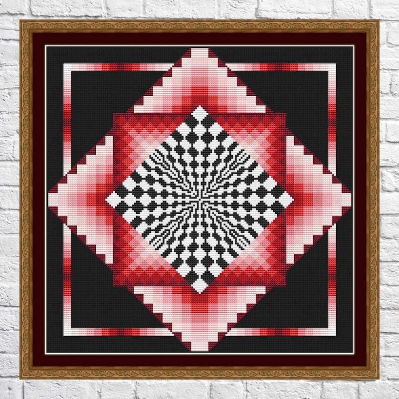 Optical Illusion Quilt Pattern - Etsy
