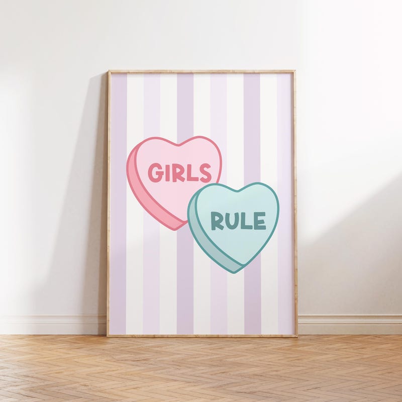 Girl Power Candy Hearts - Etsy