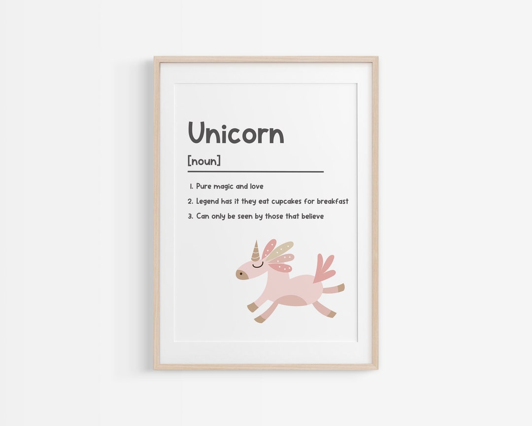 What is A Unicorn-printable Unicorn Wall Art reading Nook-girls Room ...