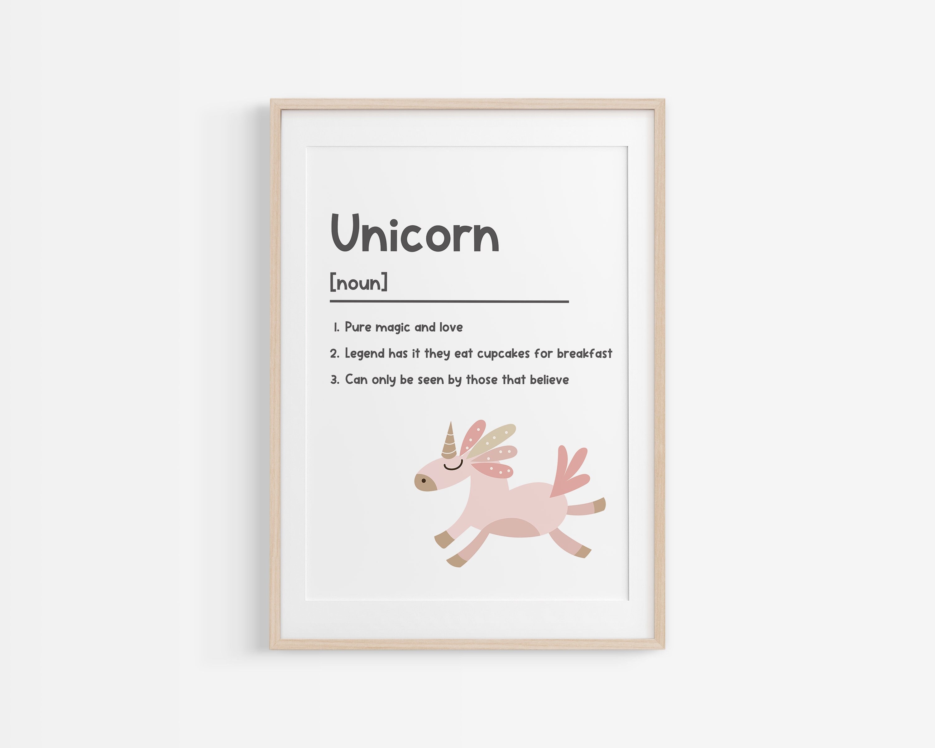 What is A Unicorn-printable Unicorn Wall Art -reading Nook-girls Room ...