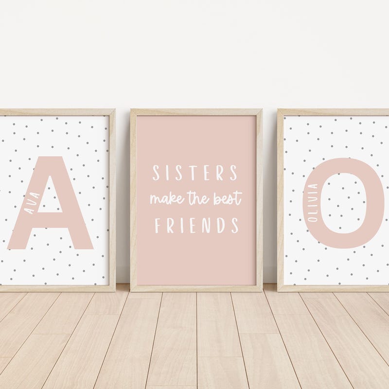 Sisters Wall Art - Etsy