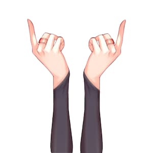 Vtuber Hand Asset Bundle Bundle Für Vtube - Etsy