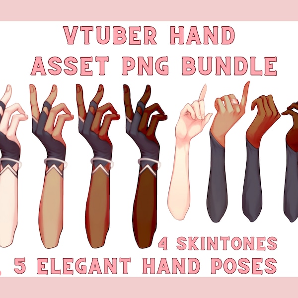 Vtuber Hand Asset - Etsy