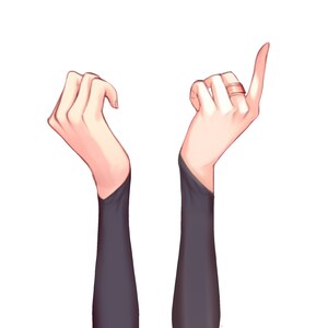 Vtuber Hand Asset Bundle Bundle Für Vtube - Etsy