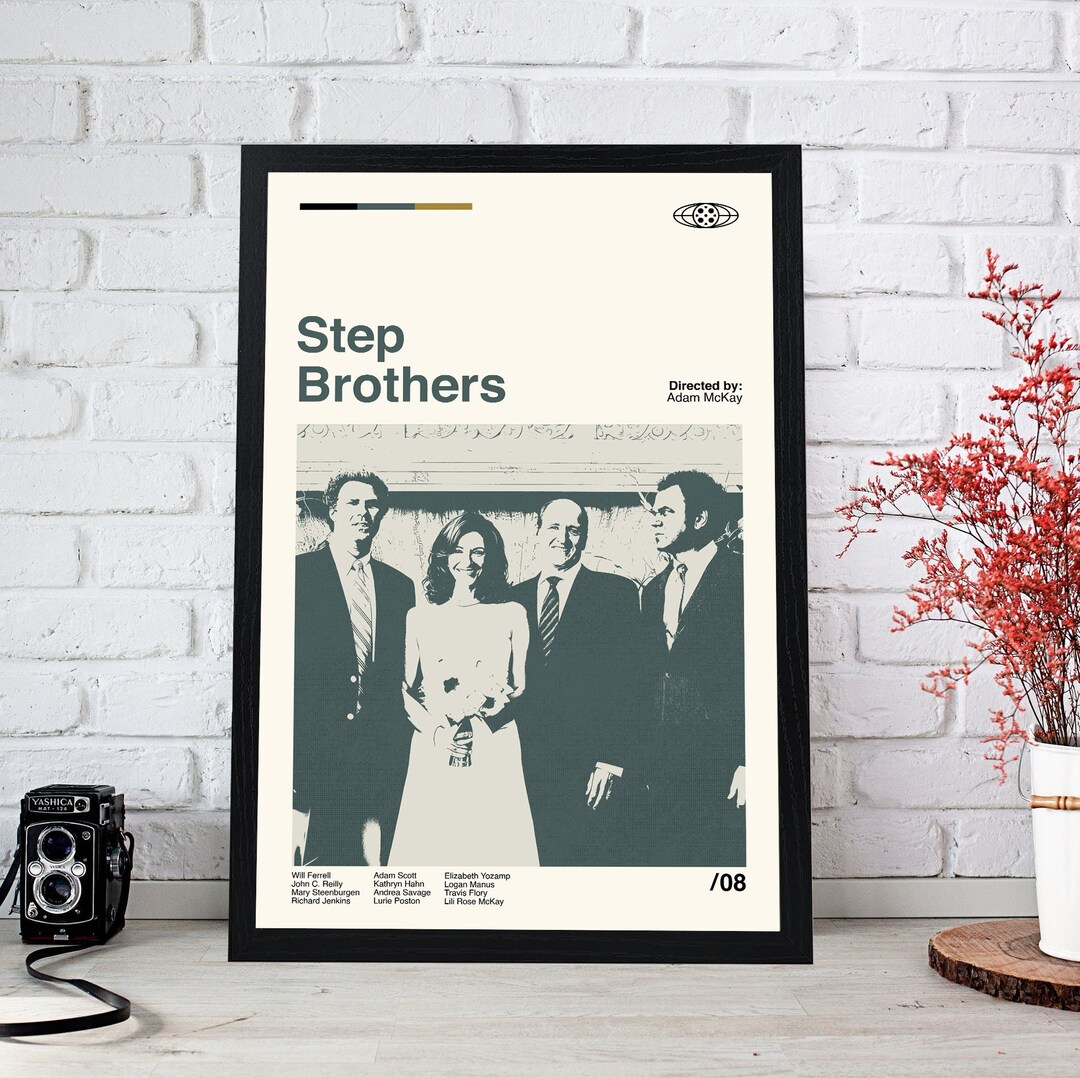 Step Brothers Poster Step Brothers Print Modern Vintage Etsy