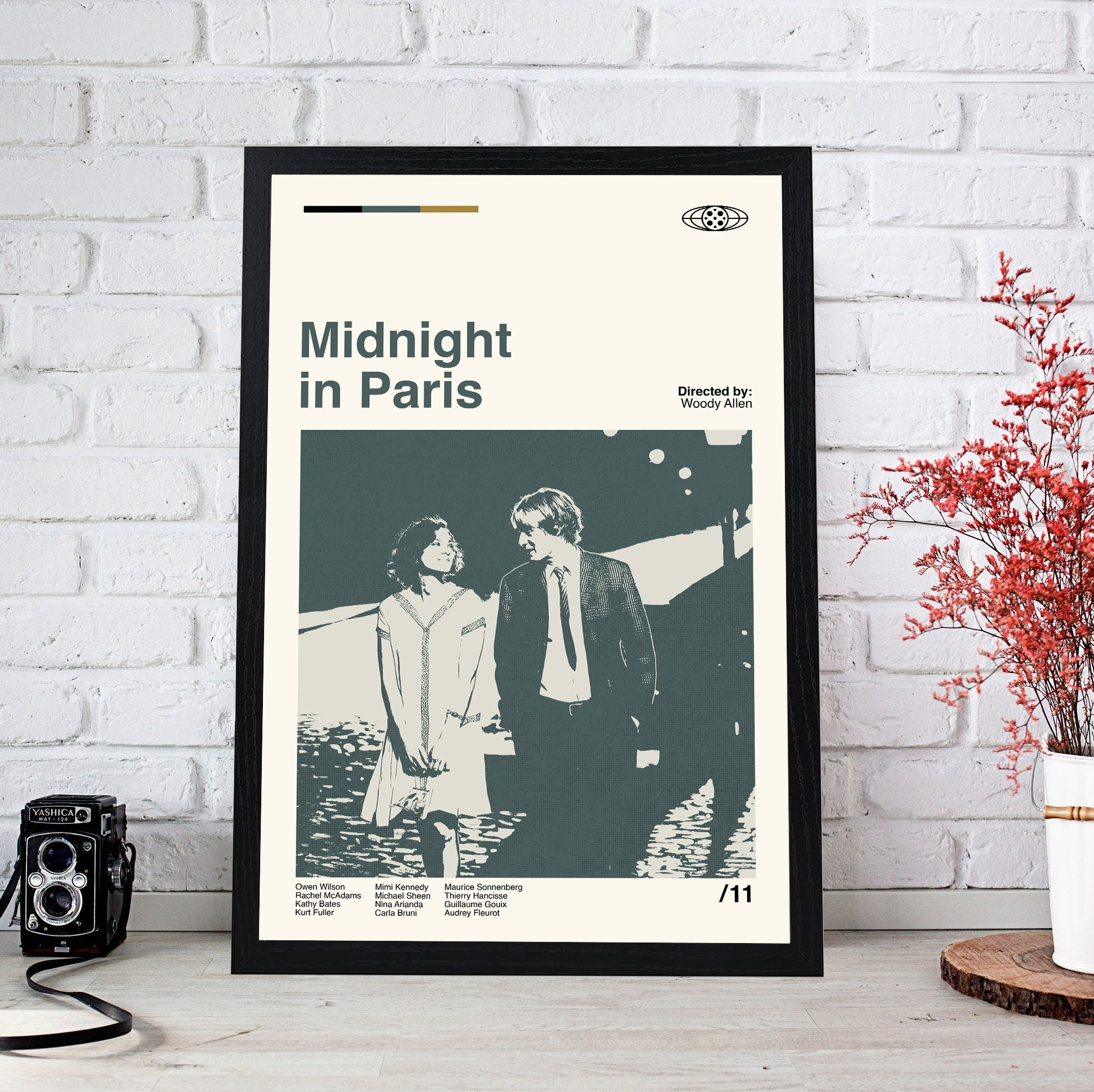 Midnight In Paris Minimalist Poster