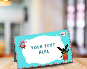 Editable Bing Birthday Invite 5x7 Bing Invitation Bing Party Kit ...