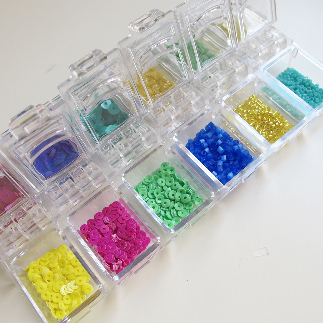 Assortment of Sequins and Beads for Hand Embroidery. Color 2 - Etsy