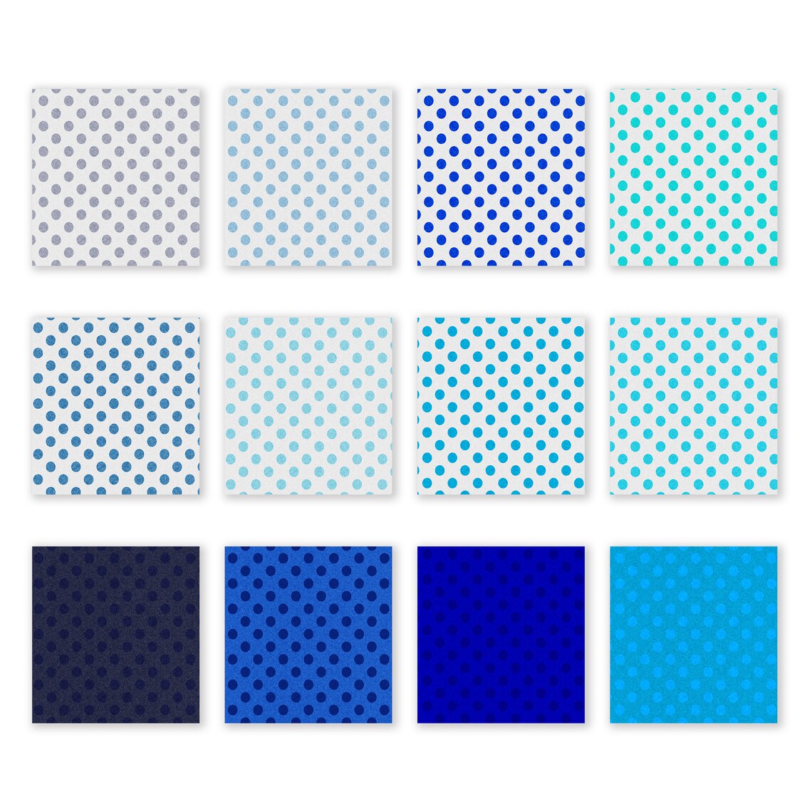 Seamless Blue Polka Dot Craft Paper Digital Paper - Etsy