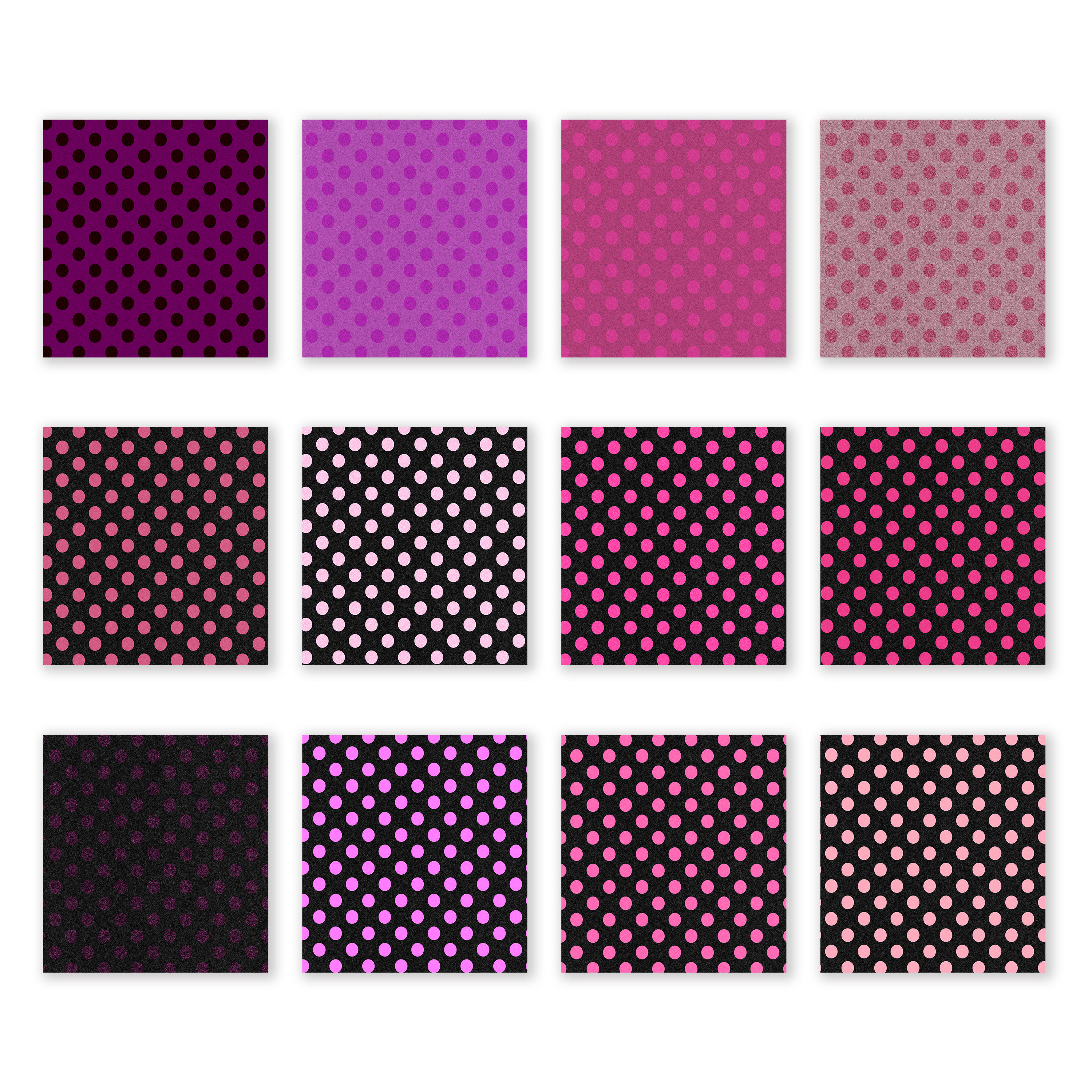 Seamless Pink Polka Dot Craft Paper Digital Paper - Etsy