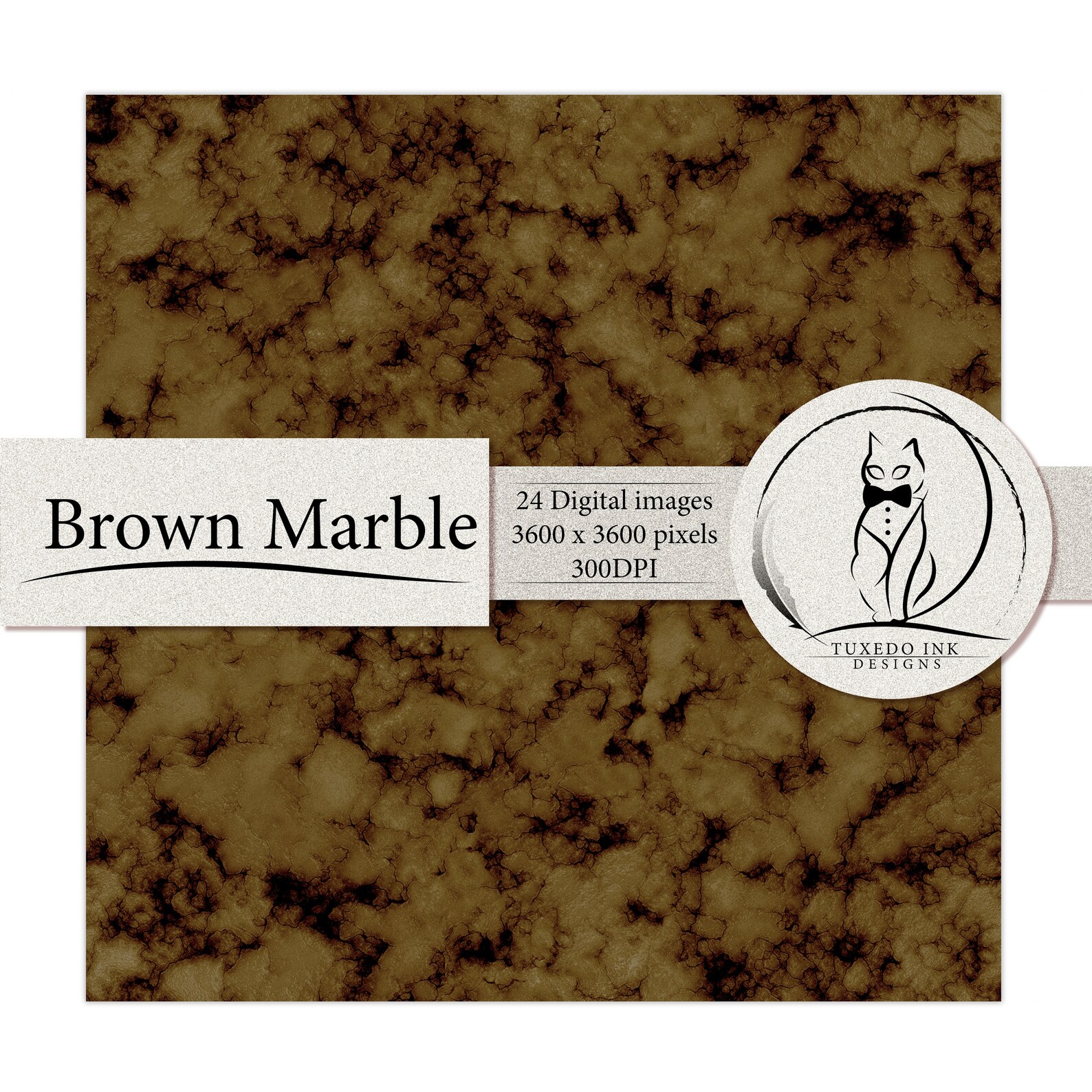 Seamless Brown Marble Digital Paper - Etsy