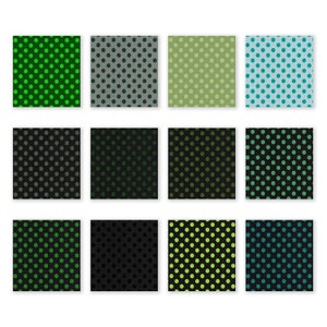Seamless Green Polka Dot Craft Paper Digital Paper - Etsy