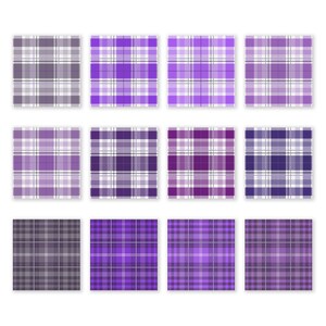 Seamless Purple Plaid With Texture Digital Paper with Bonus Files - Etsy