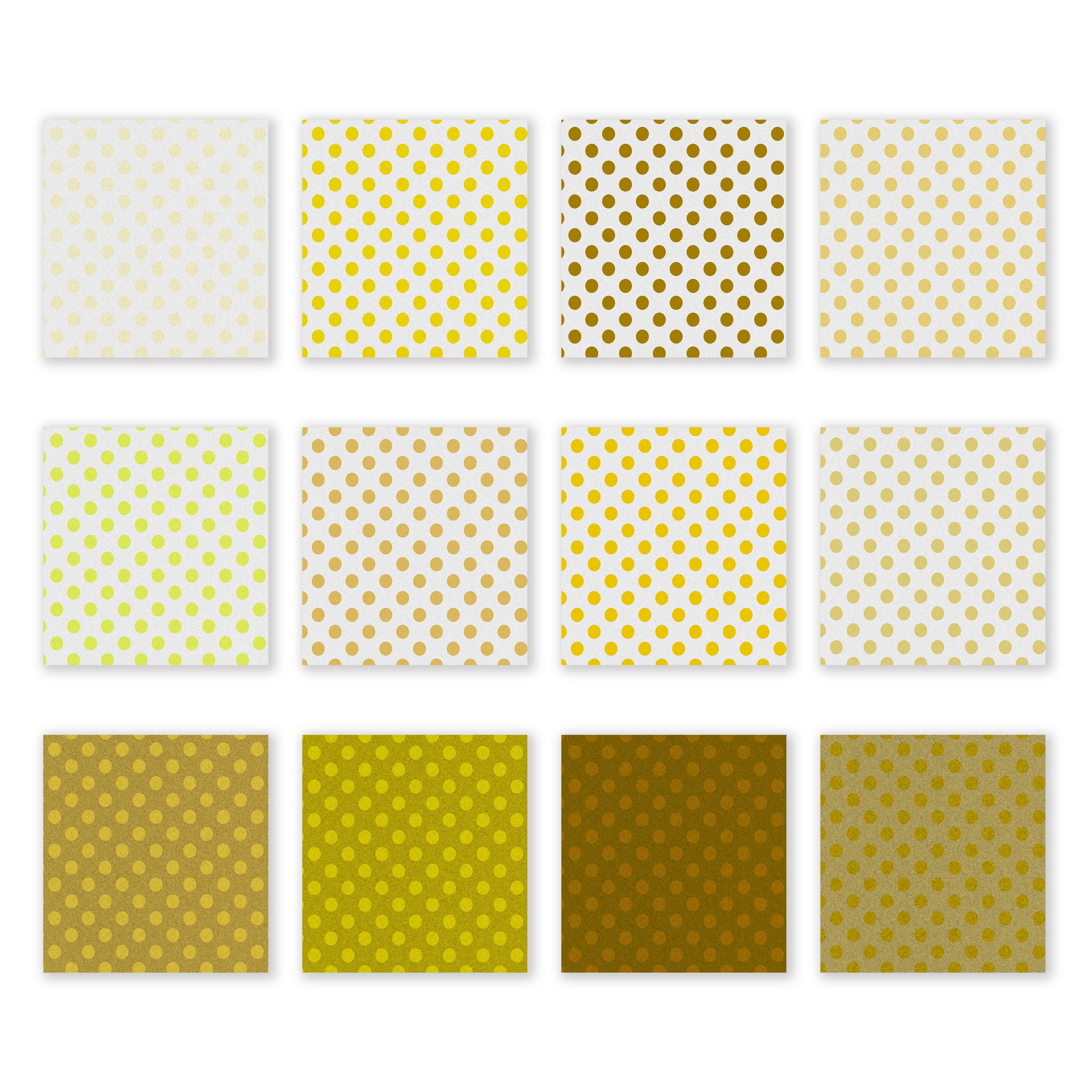 Seamless Yellow Polka Dot Craft Paper Digital Paper - Etsy