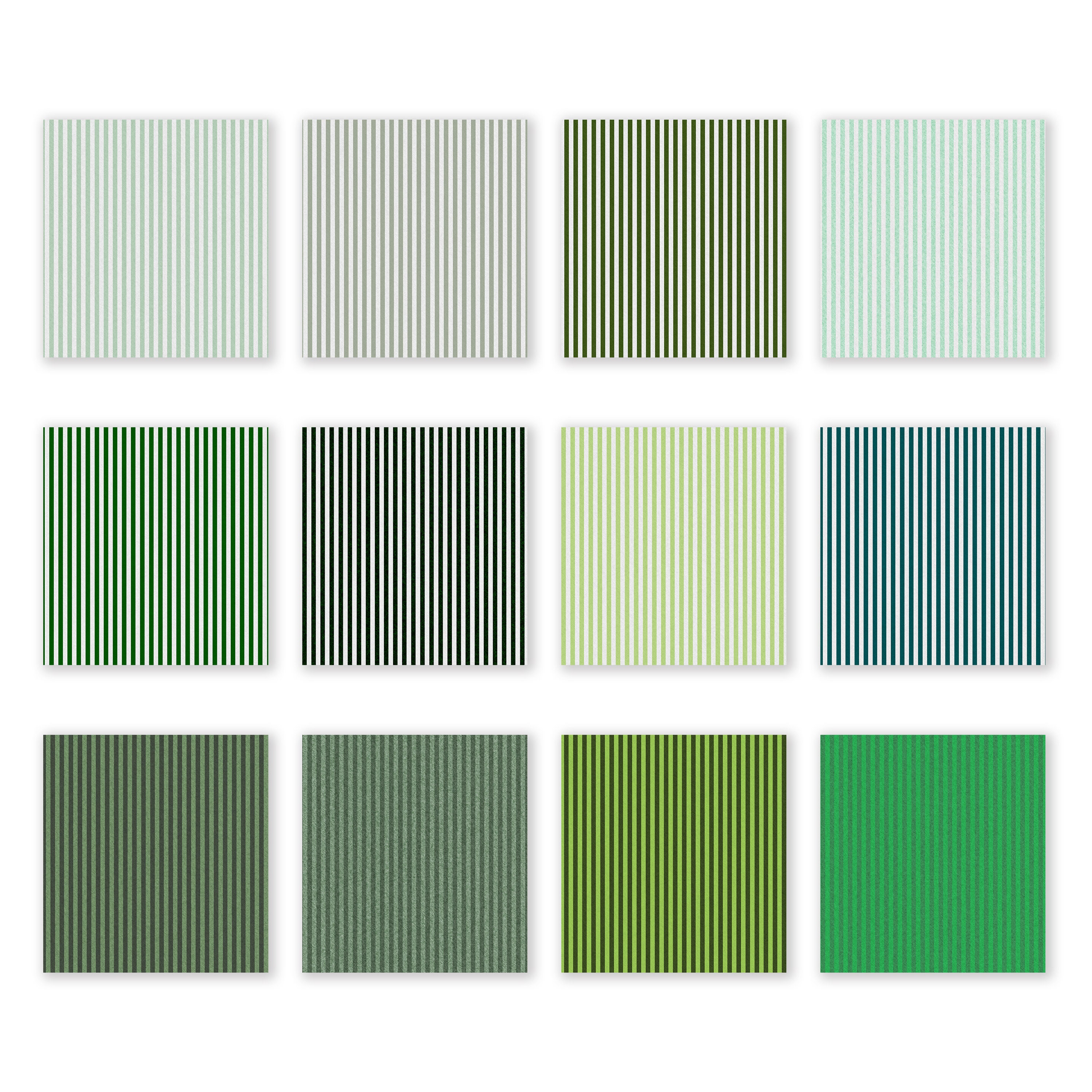 Seamless Green Striped Craft Paper Digital Paper - Etsy