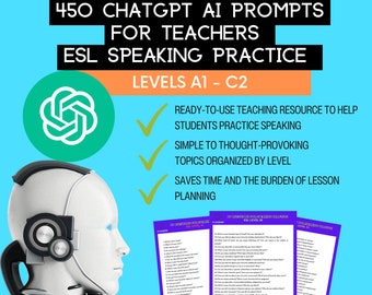 100 Chatgpt Prompts for Teachers - Etsy