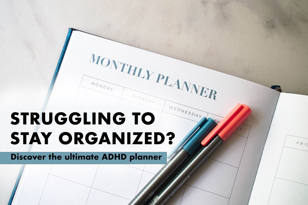 Digital ADHD Planner Printable - Etsy
