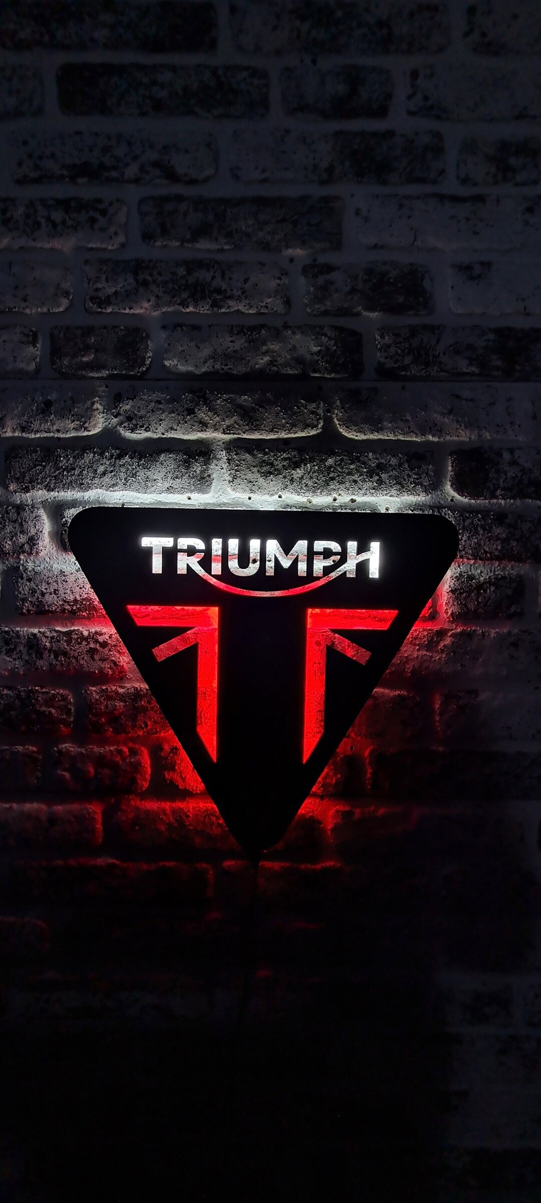 Triumph Led Sign Motorcycle Lighted Home and Wall Decor - Etsy