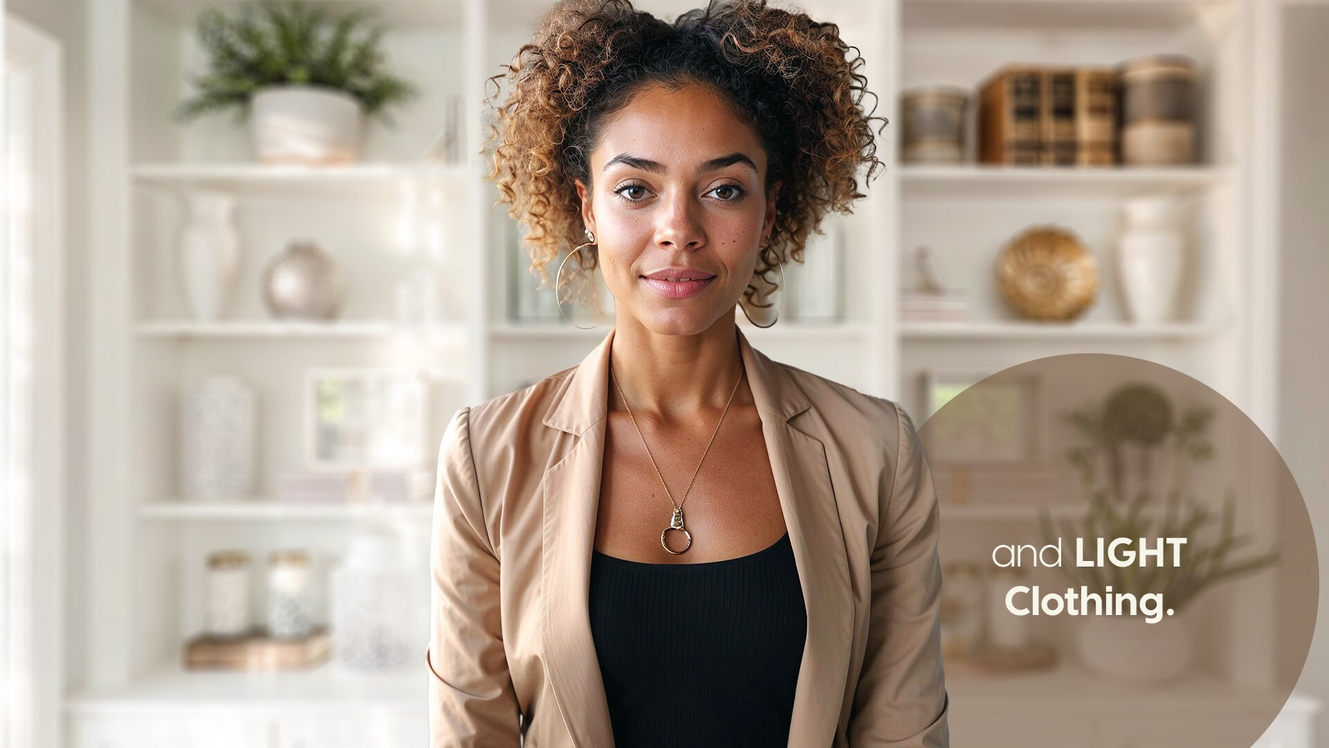 Minimalist Home Office Professional Zoom Background - Natural Light ...