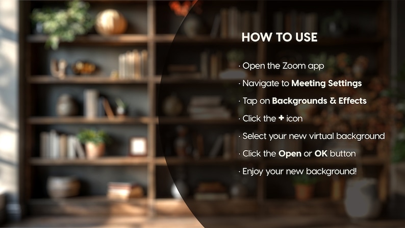 Modern Office Zoom Background | Virtual Background for Zoom/video ...
