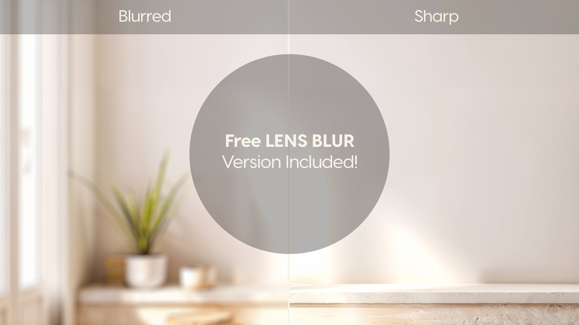 Minimalist Home Office Professional Zoom Background - Natural Light ...