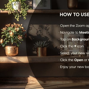 Natural Light Office Zoom Background | Virtual Background for Zoom ...