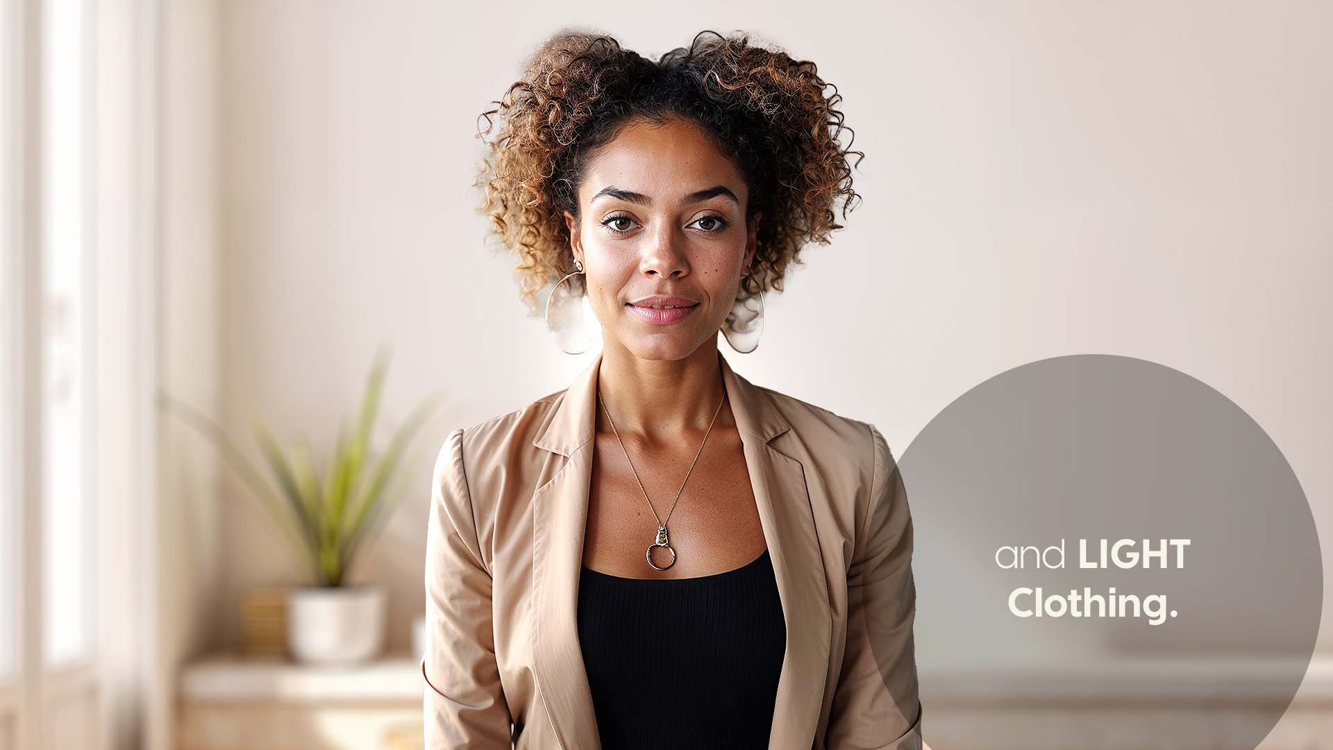 Minimalist Home Office Professional Zoom Background - Natural Light ...