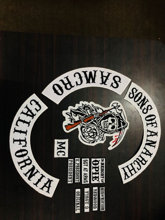 Sons Of Anarchy Patches Opie