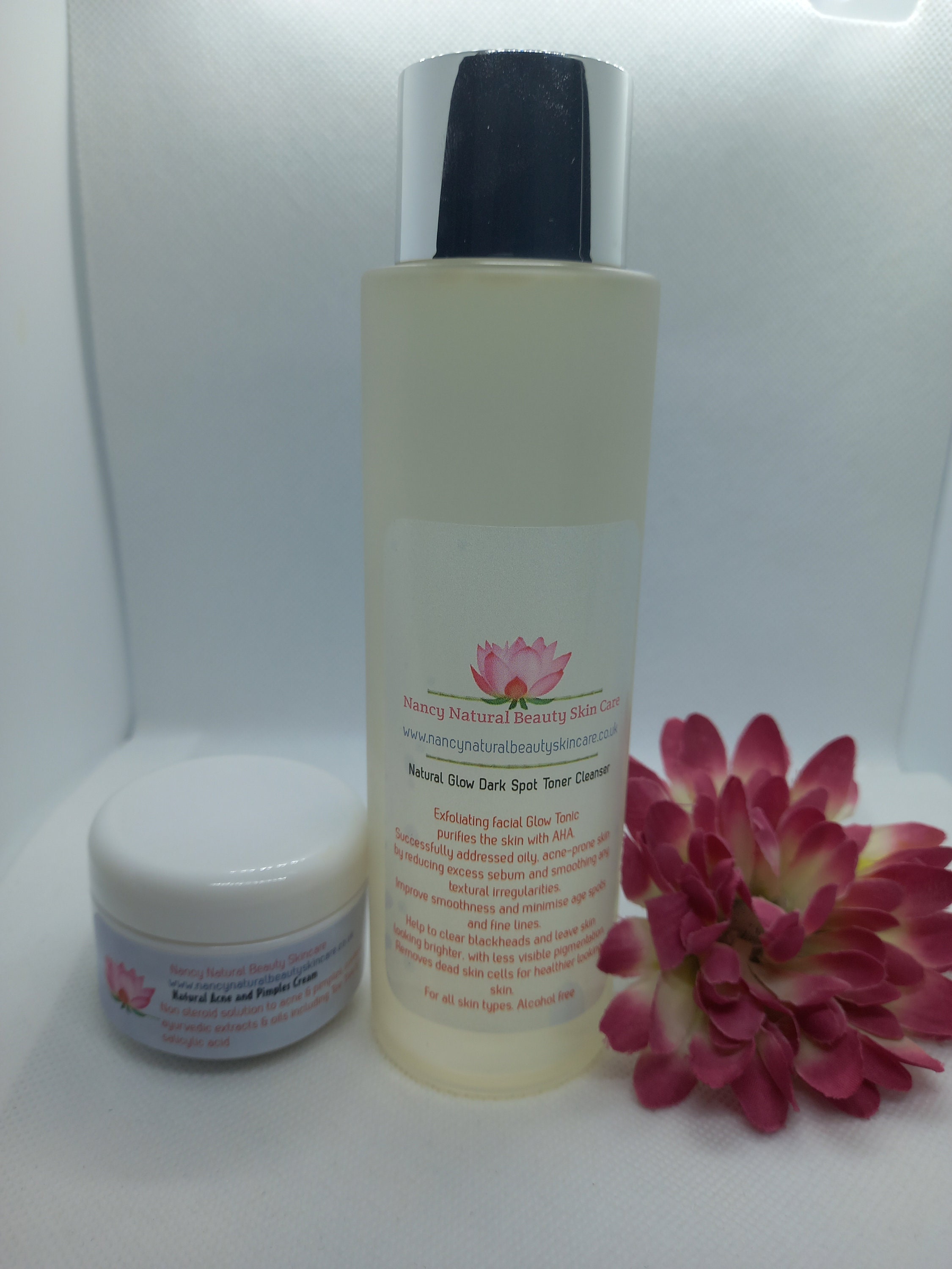 Natural Fast Action Pimples Cream & Cleanser - Etsy