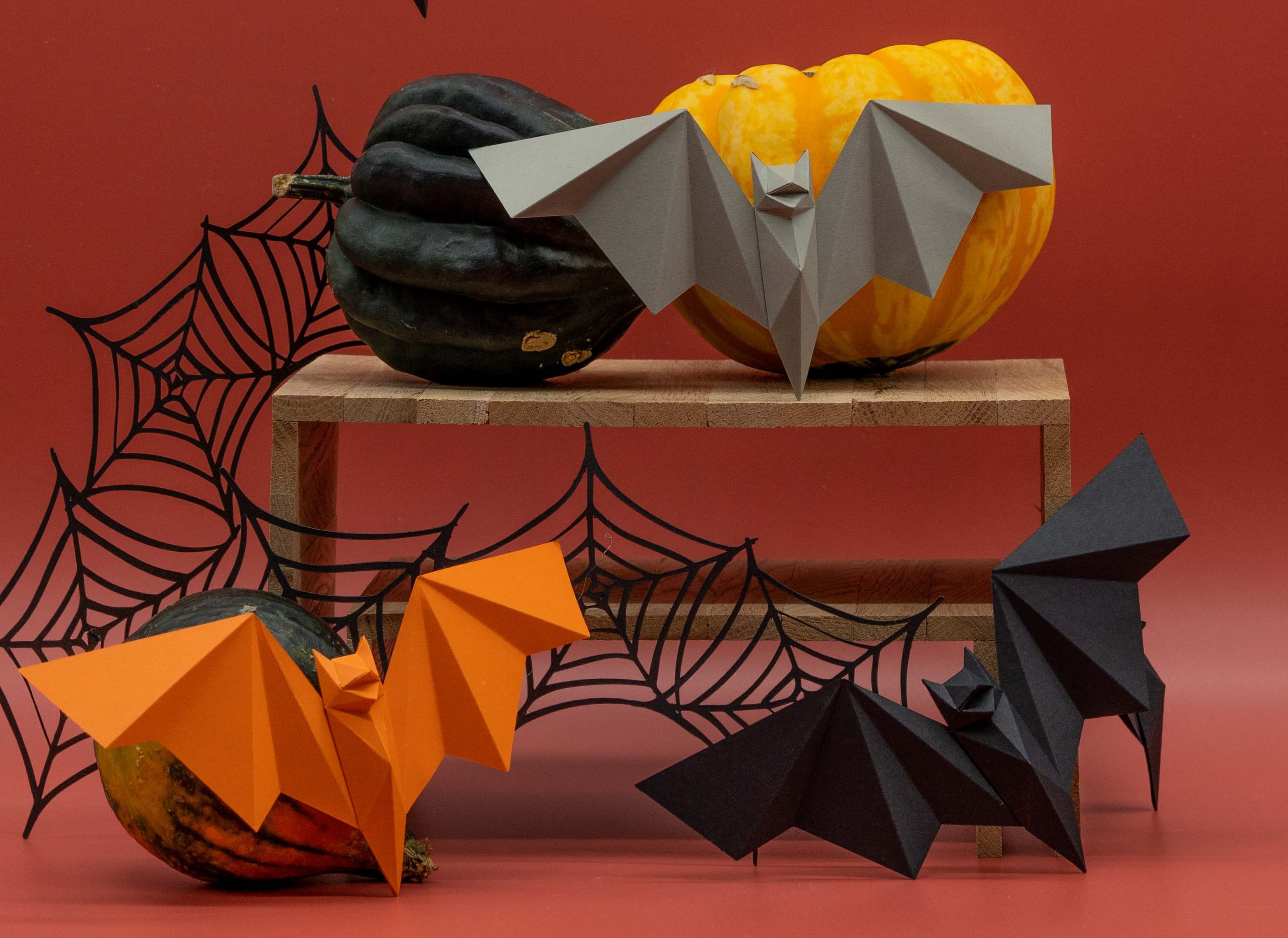 Bat SVG 3D Halloween Papercraft Low Poly Cricut, Silhouette, Brother - Etsy