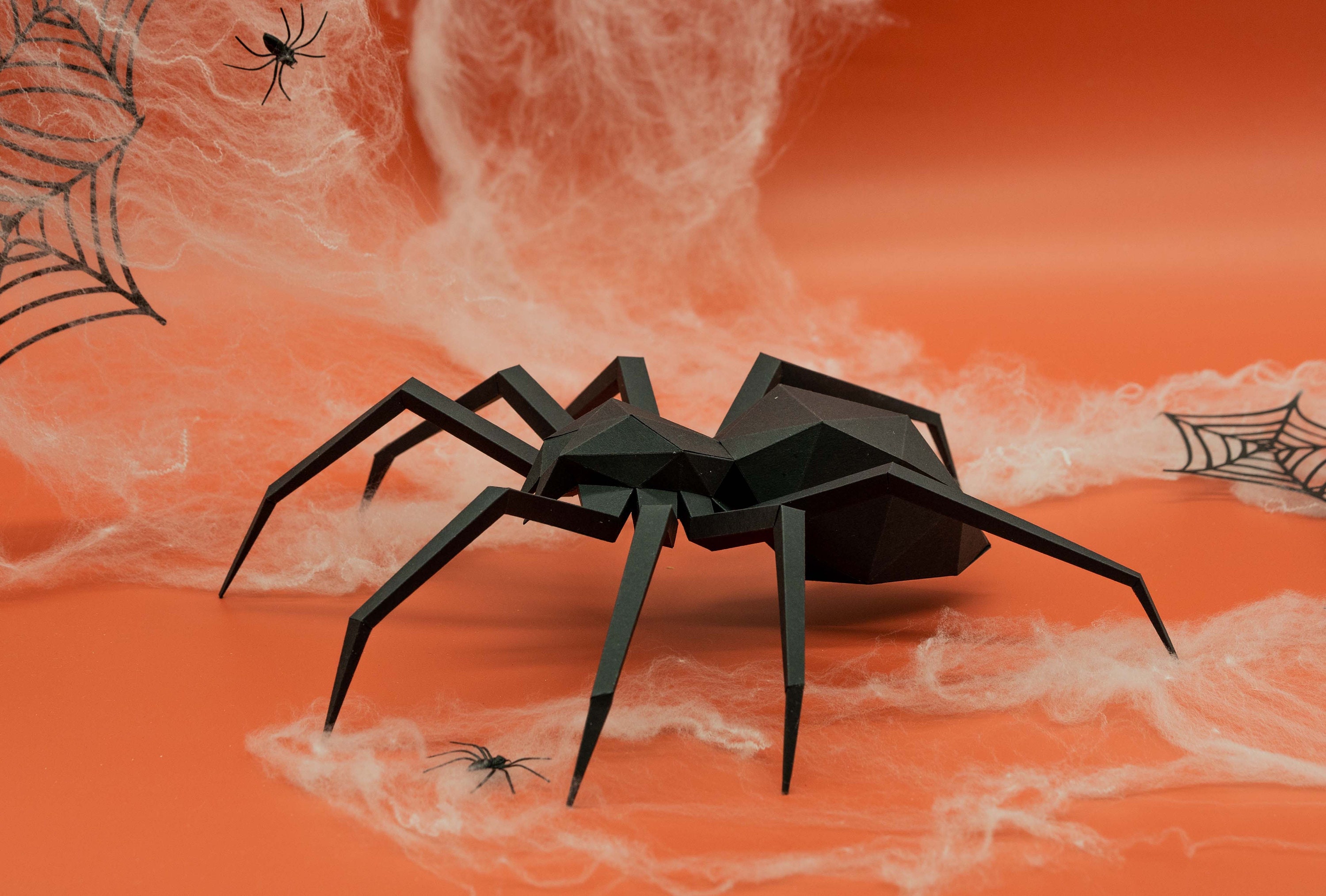 Spider - 3D Plotter File + Instructions (paper Craft) - SVG, DXF, PDF ...