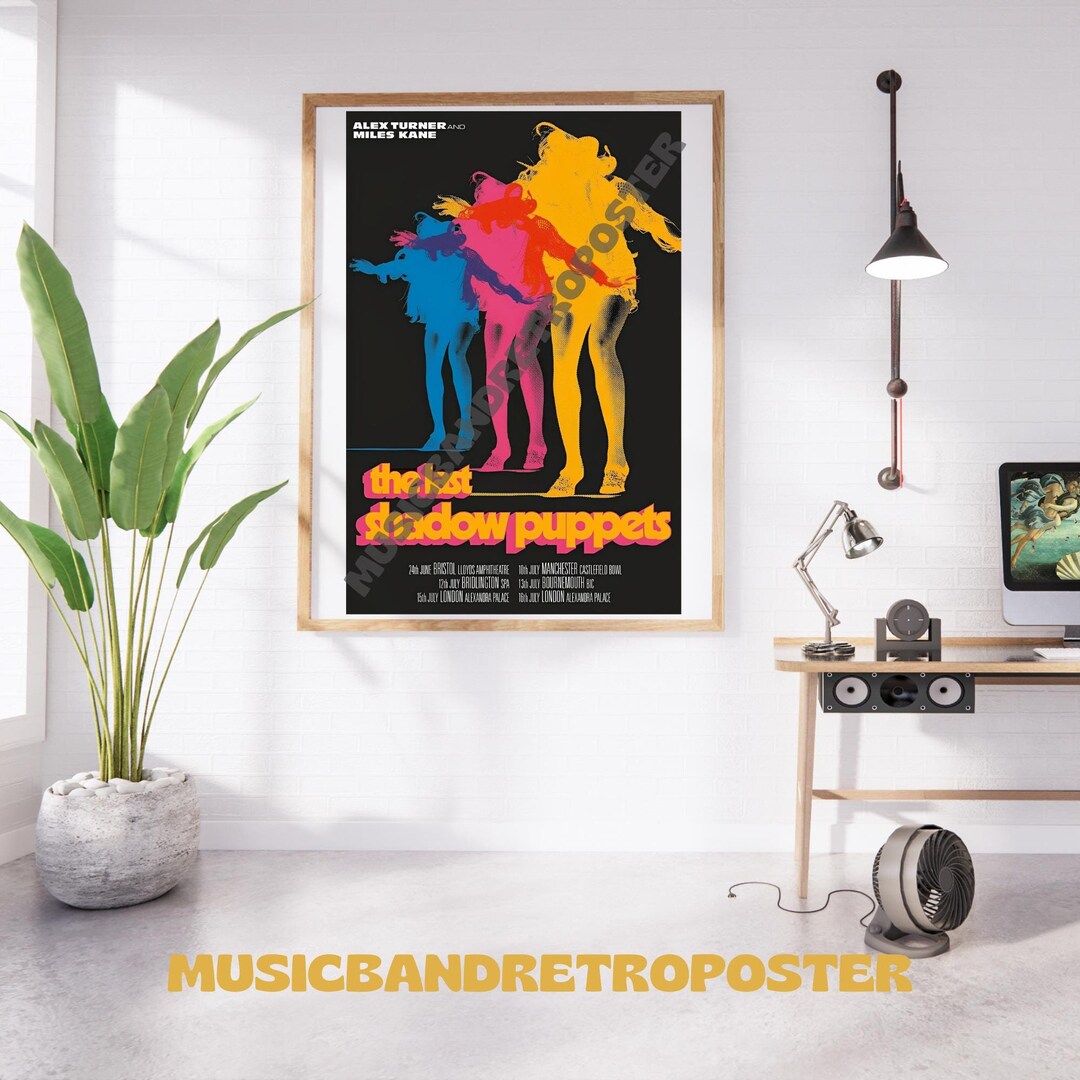 The Last Shadow Puppets Poster / A2 HD / TÉLÉCHARGEMENT NUMÉRIQUE ...