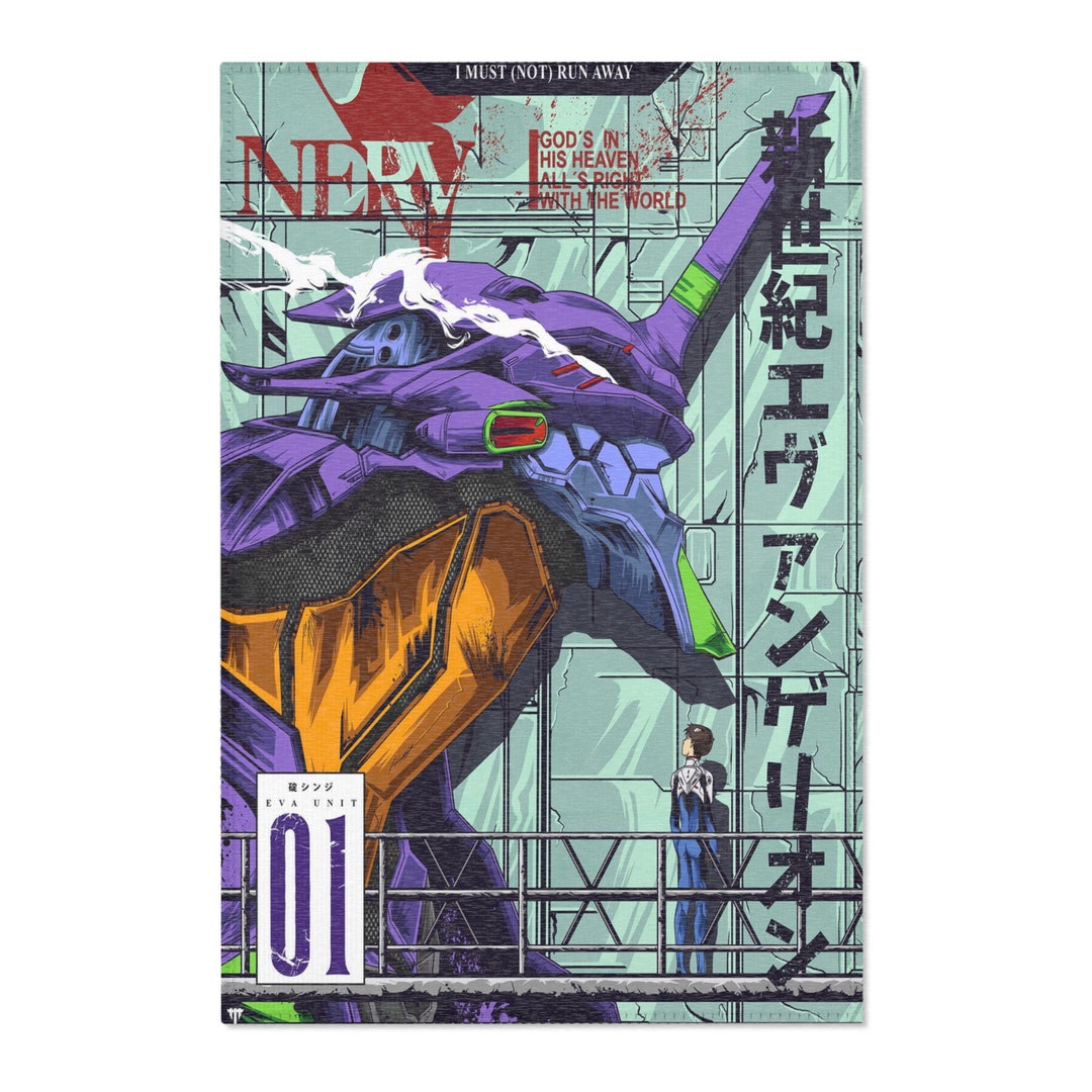Neon Genesis Evangelion Room Rug / EVA 01 / Shinji / Anime & Manga ...