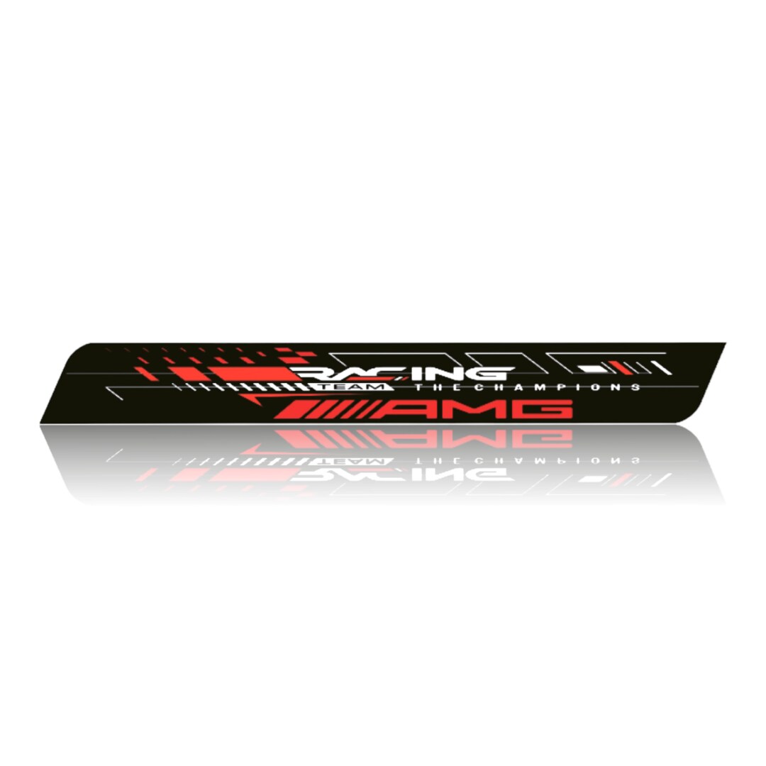 AMG RACING TEAM Body Side Skirts Tailgate Fender V2 3D Emblem - Etsy