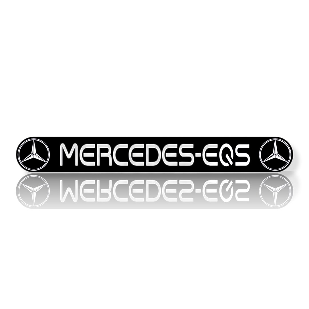 Mercedes-benz EQS V1 Hydrofole Emblem Body & Interior Side - Etsy