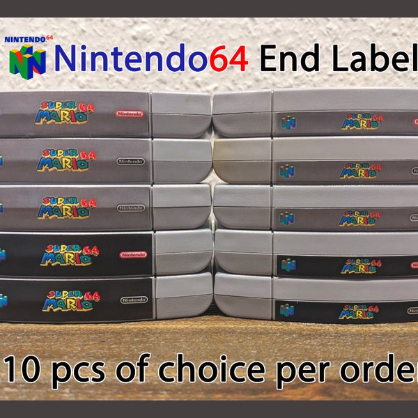 N64 Labels - Etsy