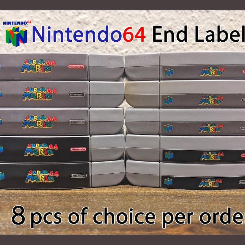 N64 Labels - Etsy